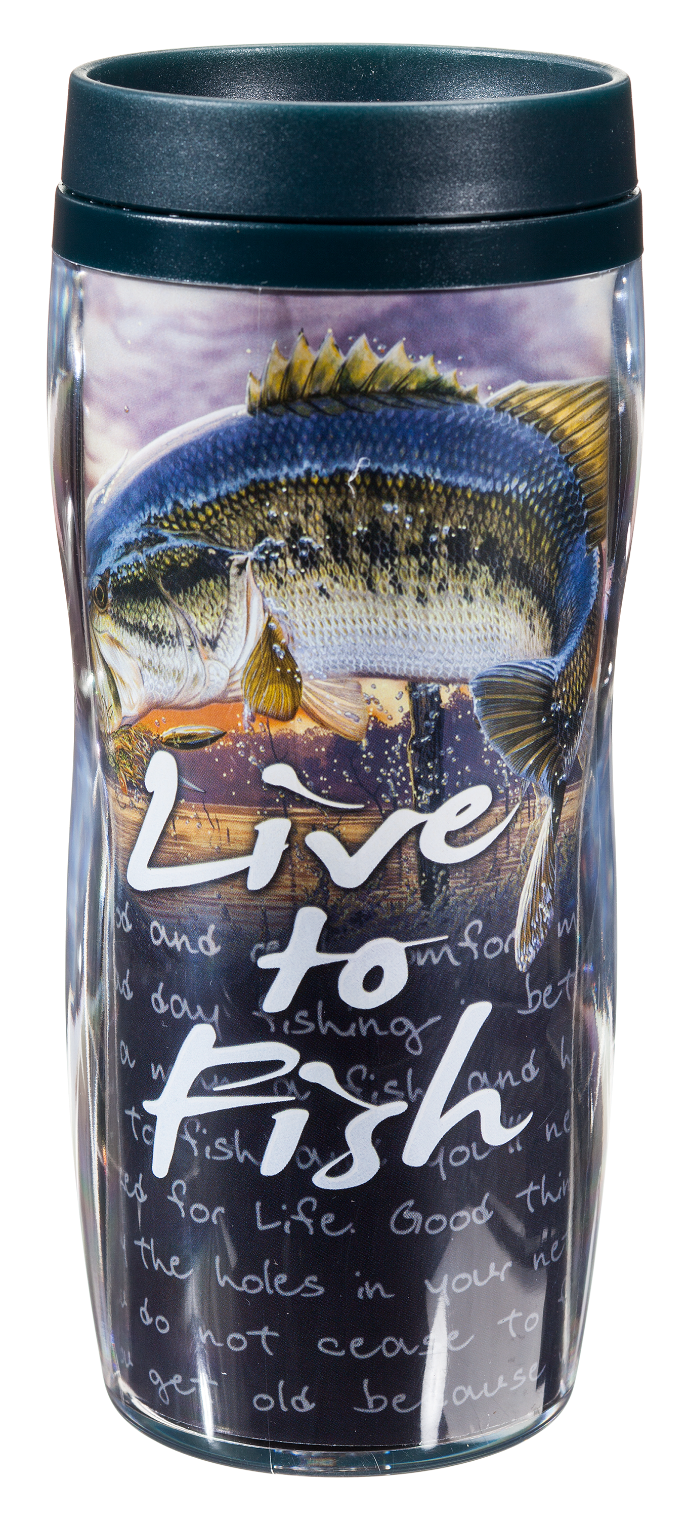 Reflective Art Live To Fish Travel Mug | Bass Pro Shops